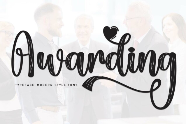 Awarding Script Font - Download Free Font