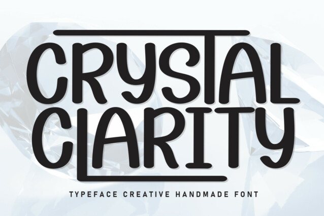 Crystal Clarity Display Font - Download Free Font