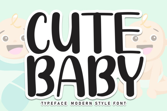 Cute Baby Display Font - Download Free Font