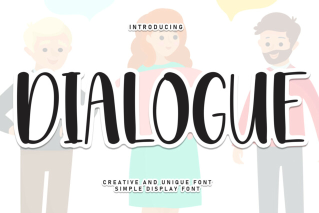 Dialogue Display Font - Download Free Font