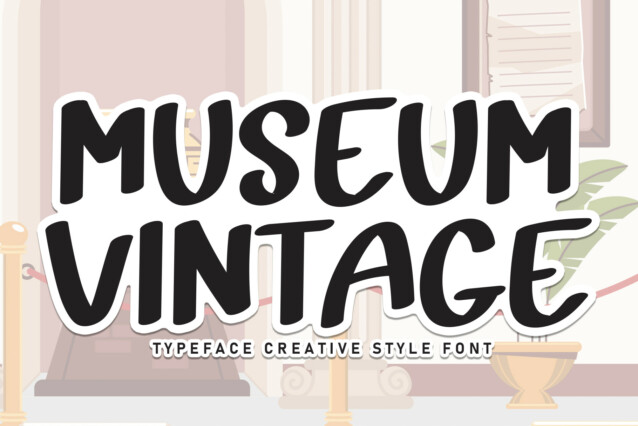 Museum Vintage Display Font - Befonts