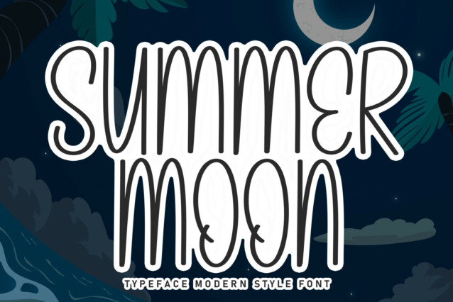 Summer Moon Display Font - Download Free Font