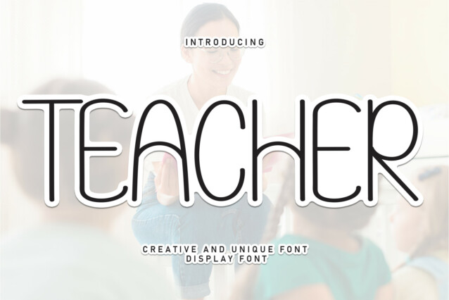 Teacher Display Font - Download Free Font