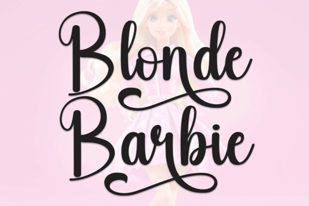 Blonde Barbie Script Font - Download Free Font
