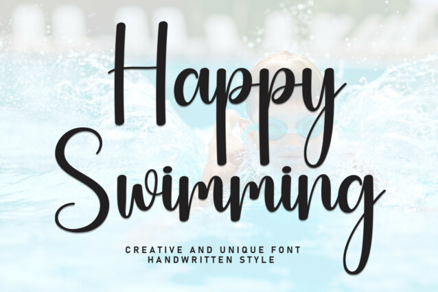 Happy Swimming Script Font - Download Free Font