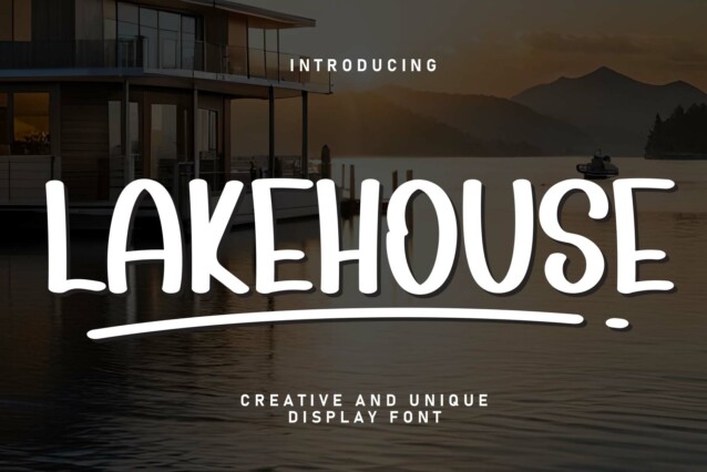 Lakehouse Display Font - Befonts