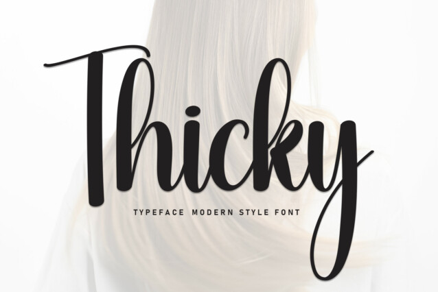 Thicky Script Font - Download Free Font