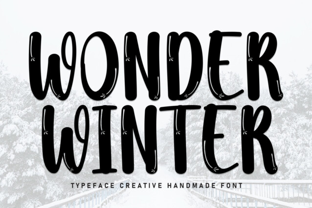 Wonder Winter Display Font - Download Free Font