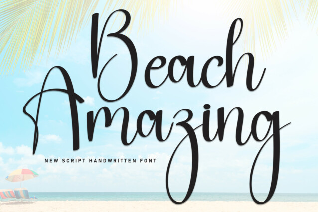 Beach Amazing Script Font - Download Free Font