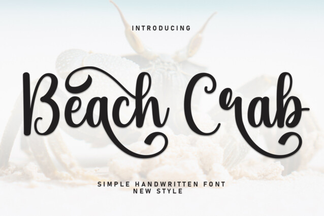 Beach Crab Script Font - Download Free Font