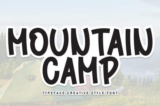 Mountain Camp Display Font - Download Free Font