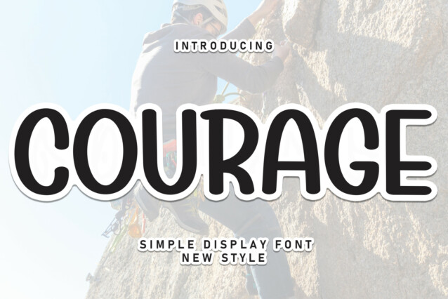 Courage Display Font - Download Free Font