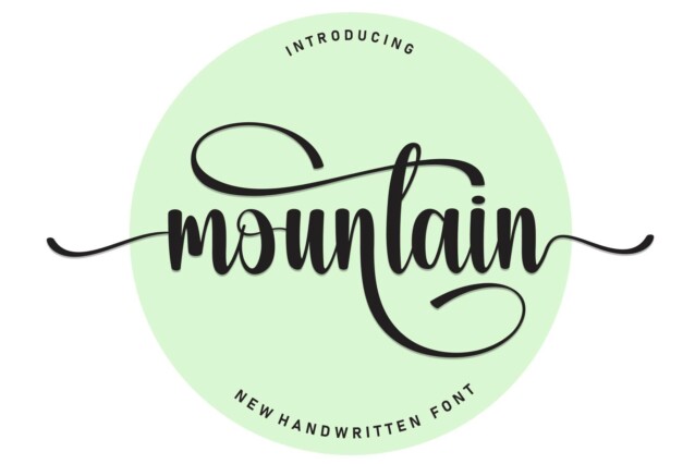 Mountain Script Typeface - Download Free Font