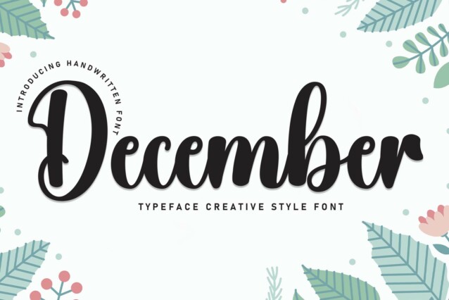December Script Font - Download Free Font