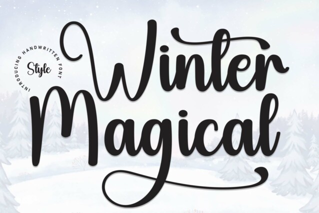 Winter Magical Script Font - Download Free Font