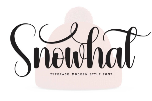 Snowhat Script Font - Befonts