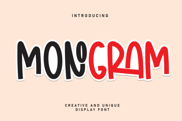 Monogram Display Typeface - Befonts