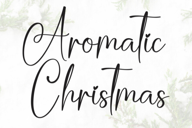 Aromatic Christmas Script Font - Download Free Font