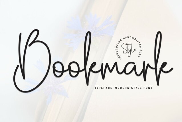 Bookmark Script Typeface - Download Free Font