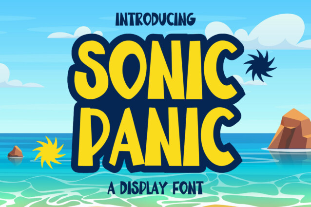 Sonic Panic Display Font - Download Free Font