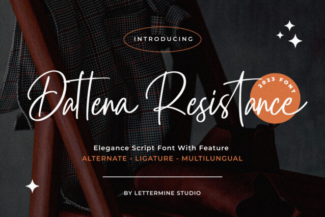 Dattena Resistance Font - Download Free Font
