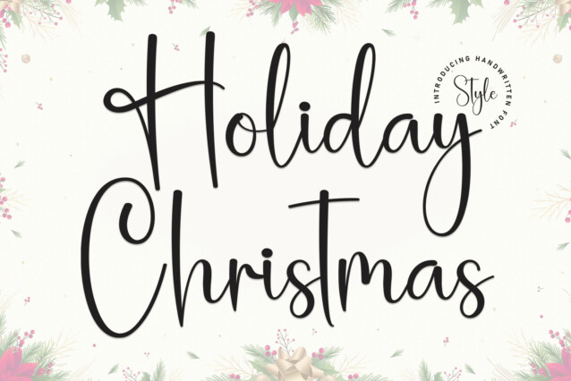 Holiday Christmas Script Font - Download Free Font