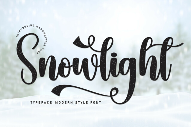 Snowlight Script Typeface - Download Free Font