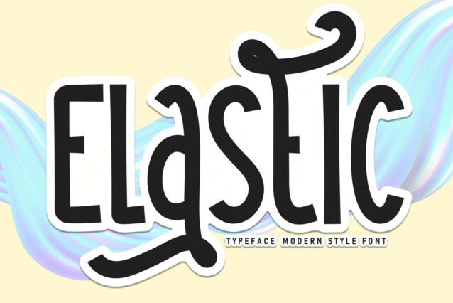 Elastic Display Typeface - Download Free Font