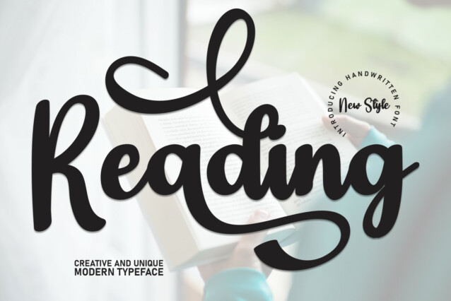 Reading Script Font - Download Free Font