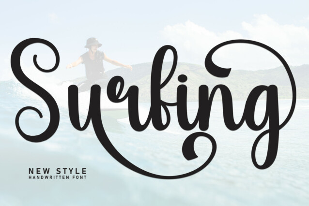 Surfing Script Font - Download Free Font