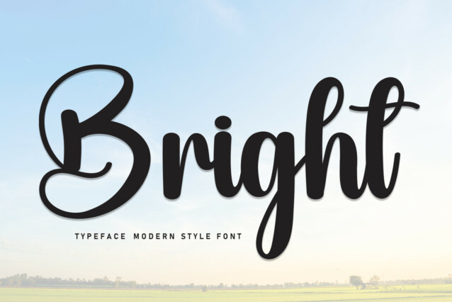 Bright Script Typeface - Download Free Font