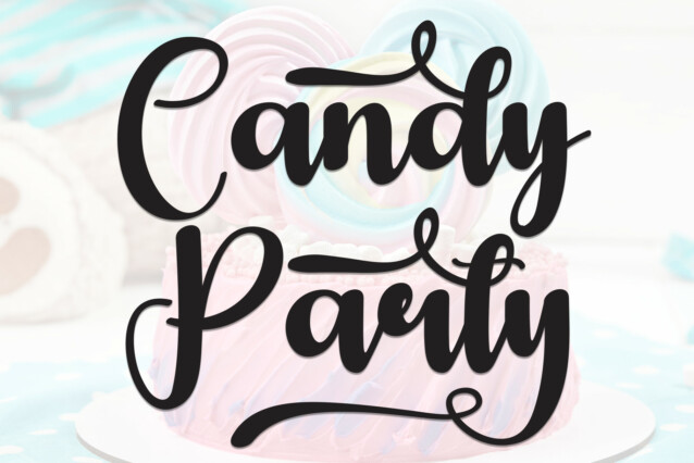 Candy Party Script Font - Download Free Font
