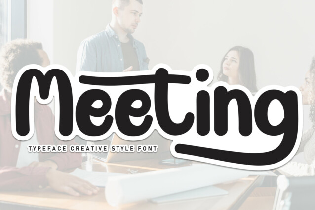 Meeting Display Font - Download Free Font