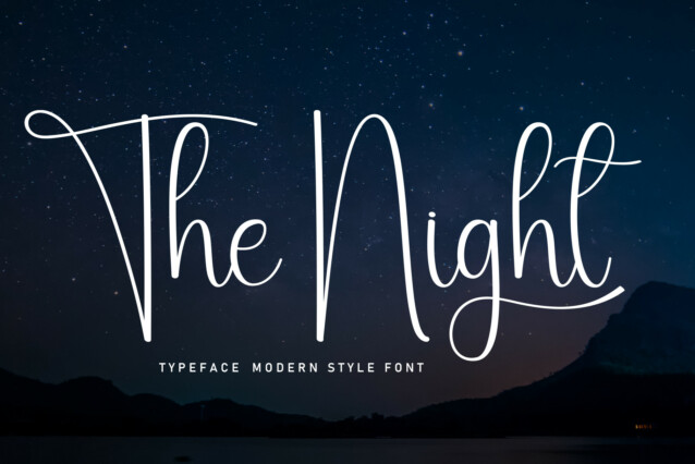 The Night Script Font - Download Free Font