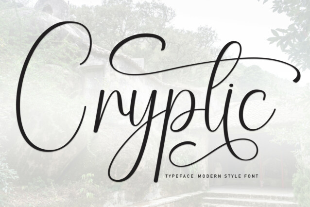 Cryptic Script Font - Download Free Font Cryptic Script Font - Download Free Font