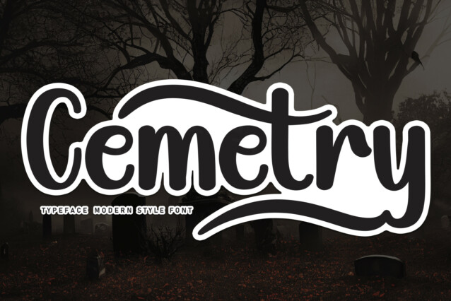 Cemetry Brush Font - Download Free Font