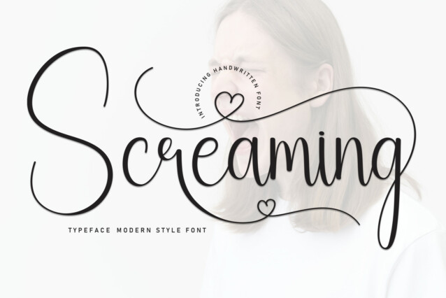 Screaming Script Font - Download Free Font