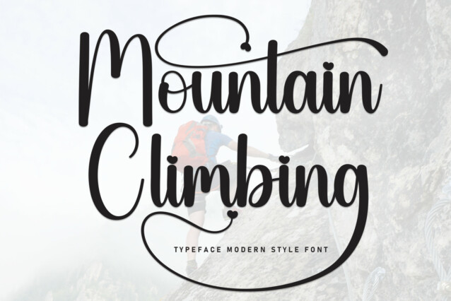 Mountain Climbing Font - Download Free Font