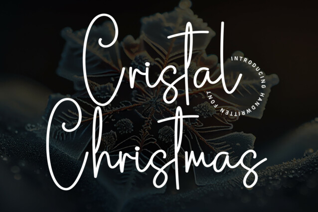 Cristal Christmas Script Font - Download Free Font