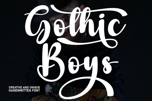Gothic Boys Script Font - Download Free Font