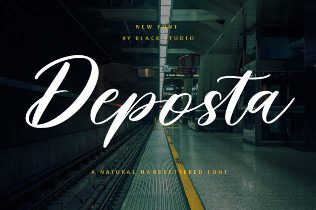 Deposta Script Font - Befonts