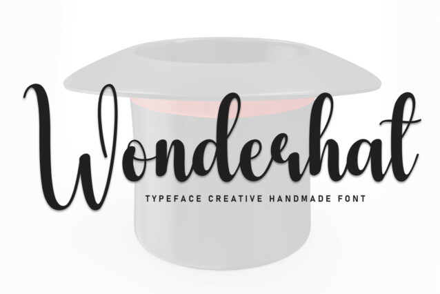 Wonderhat Script Font - Befonts