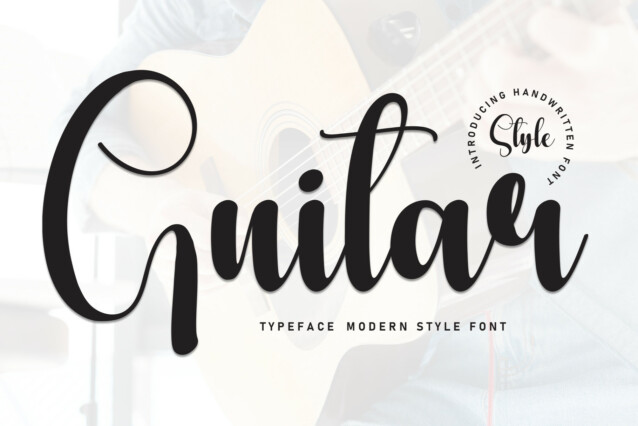 Guitar Script Font - Download Free Font