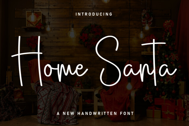 Home Santa Script Font - Download Free Font
