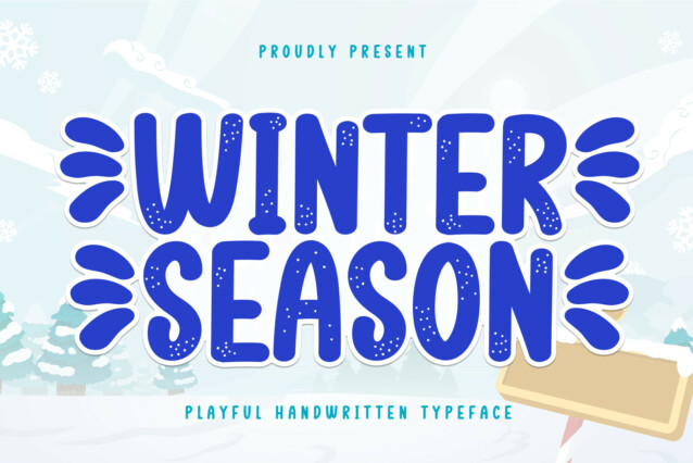 Winter Season Display Font - Download Free Font