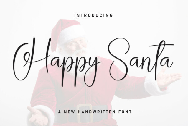 Happy Santa Script Font - Download Free Font
