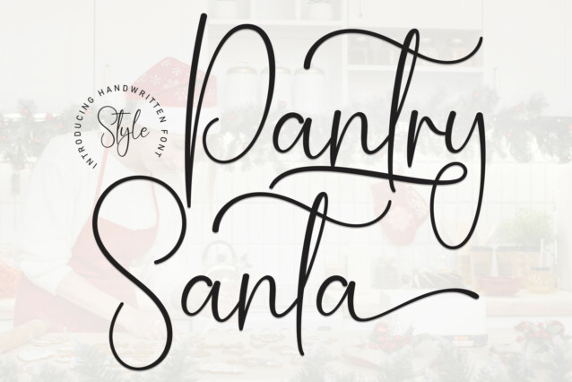 Pantry Santa Script Font - Download Free Font