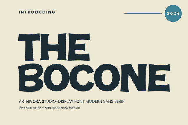 The Bocone Font - Download Free Font