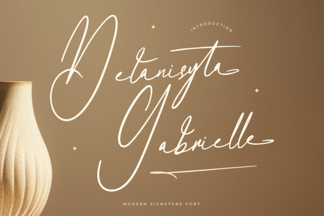 Delanisyta Gabrielle Font - Download Free Font