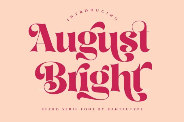 August Bright Font - Download Free Font